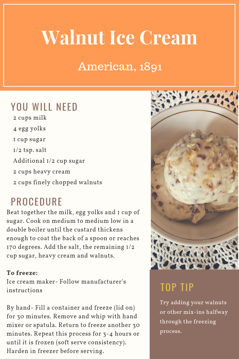 Victorian Walnut Ice Cream – A Dollop of History
