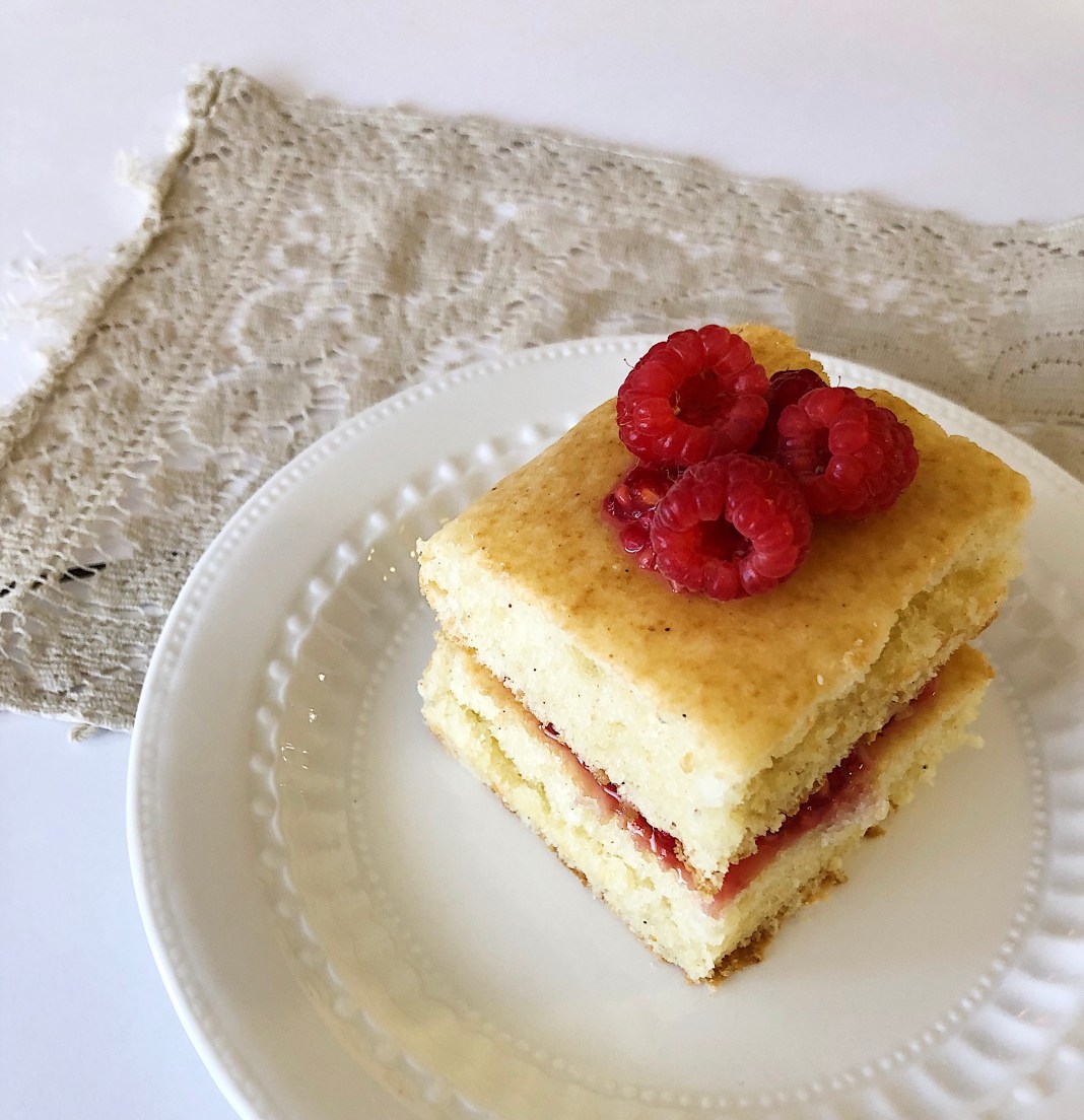 Raspberry Tea Cake, 1866 – A Dollop of History